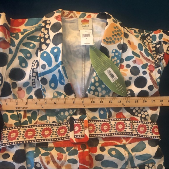 FARM Rio | Dresses | Nwt 255 Farm Rio Mushroom Forest Canvas Dress In ...